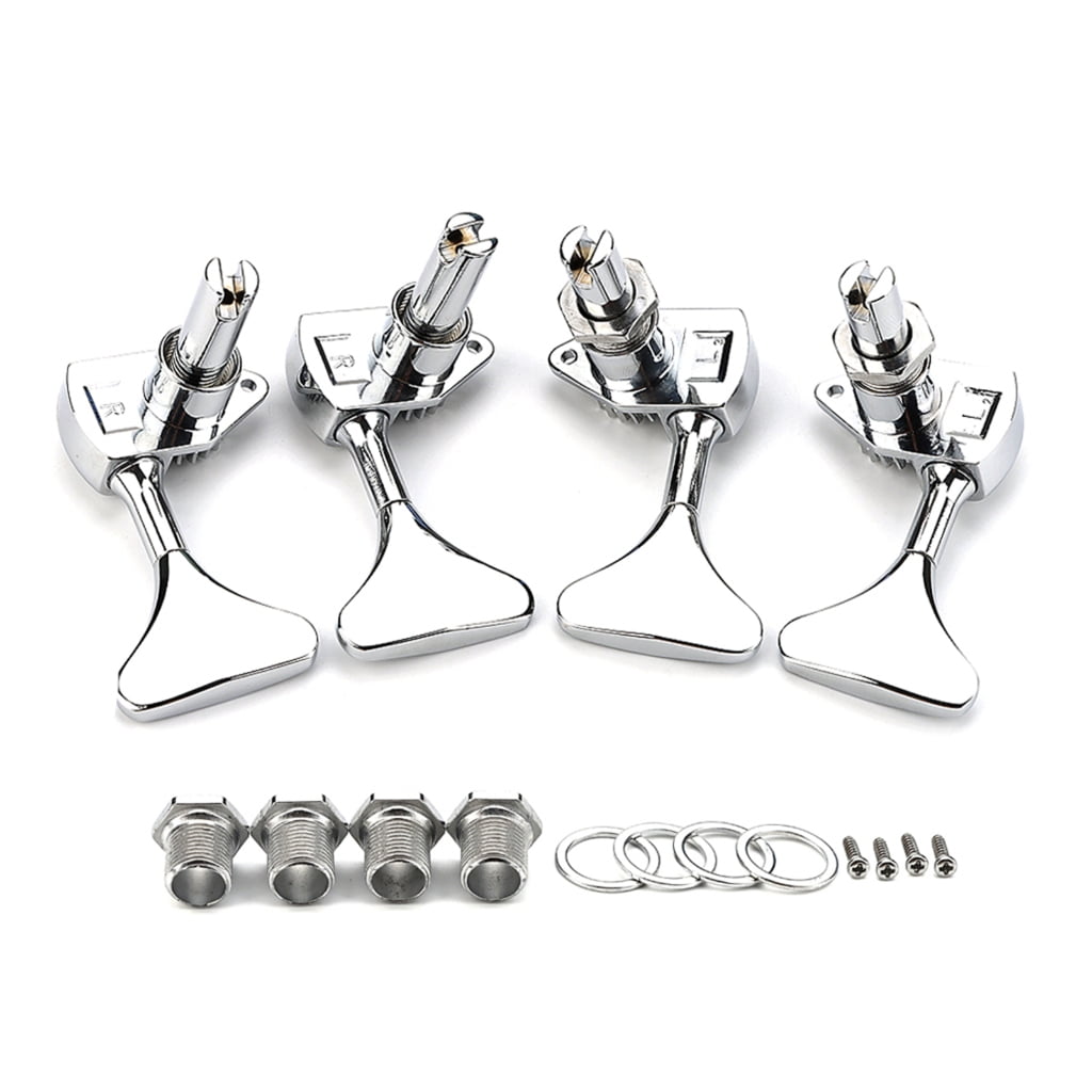 Electric Bass Tuner Peg Guitar Open Gear Tuning Pegs Machine Head Metal ...
