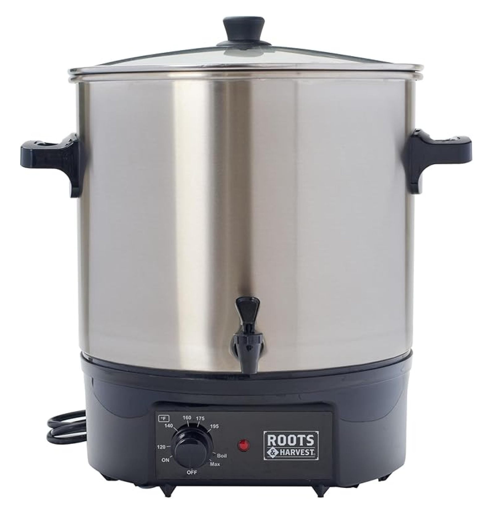 Electric Bath Canner - 27L Stainless Steel Pot with Glass Lid for Home ...