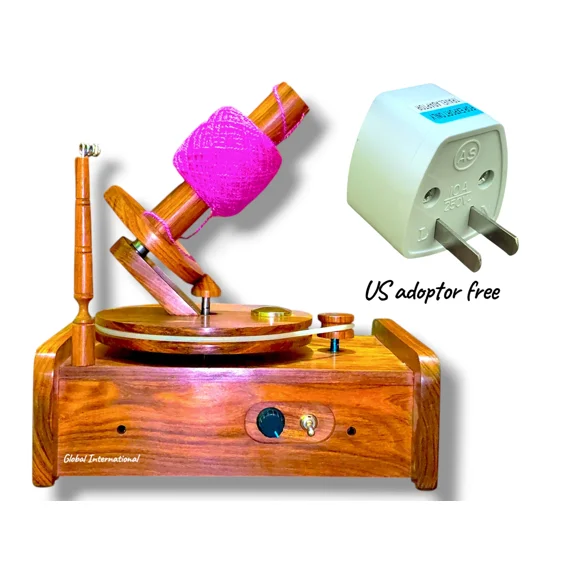 Electric Beachwood Yarn Winder Ball Winder Set Swift Heavy Duty Winder ...