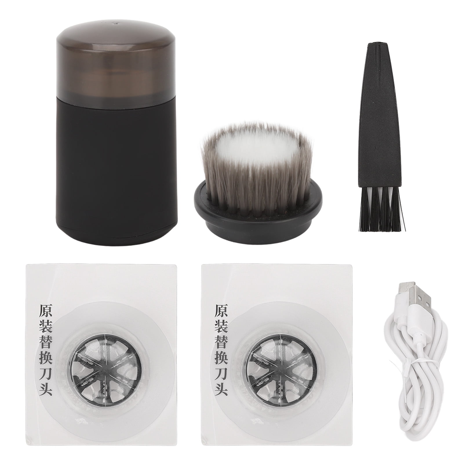 Electric Beard Trimmer Portable Waterproof Rechargeable 2 in 1 Beard ...