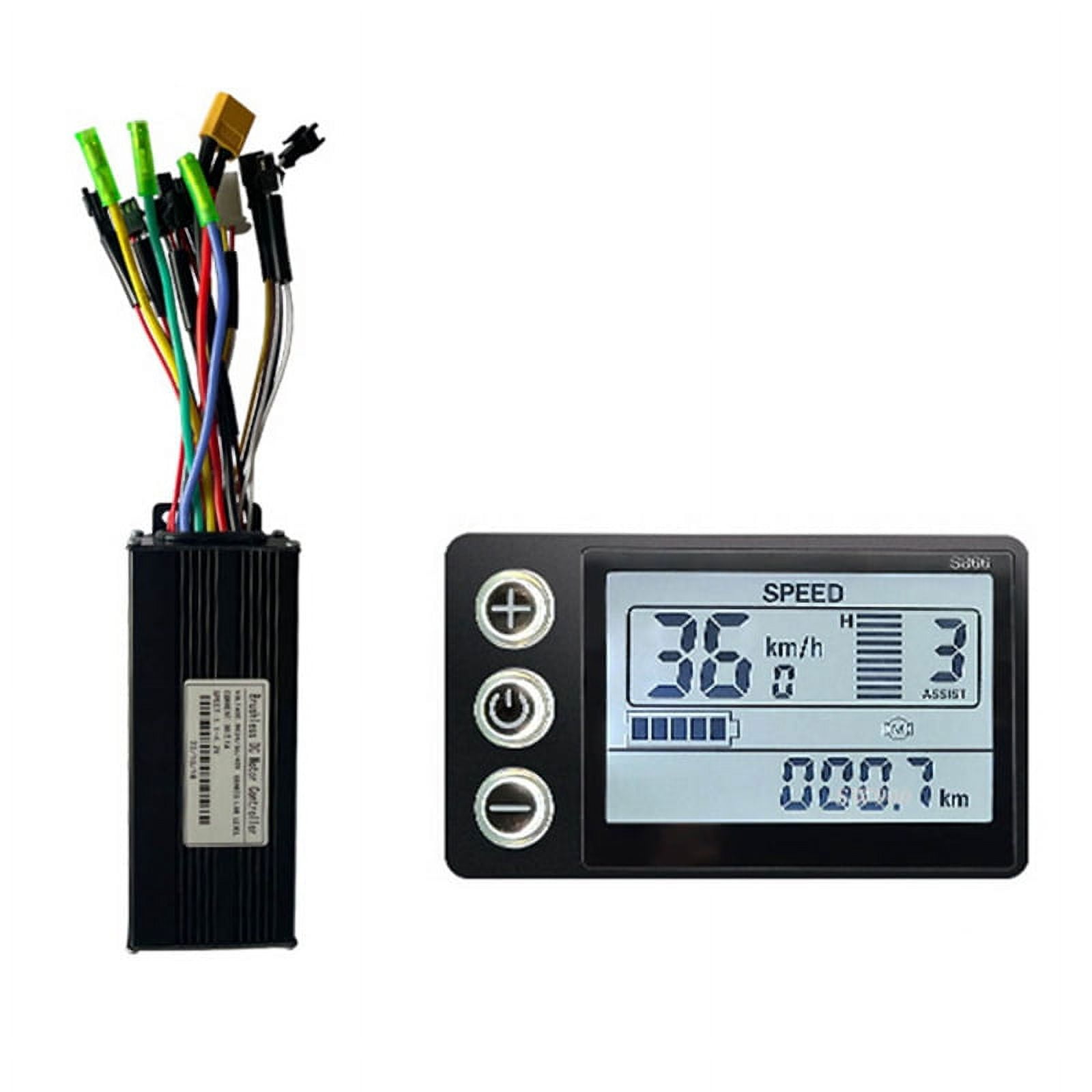 Electric Bicycle Controller 24V 36V 48V 30A S866 LCD Display for 350W ...