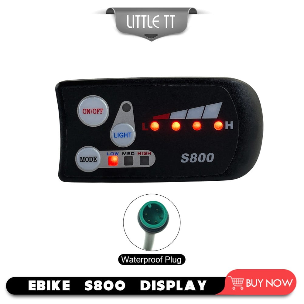 Electric Bicycle 36V48V S800 LED Control Panel Display For Ebike ...