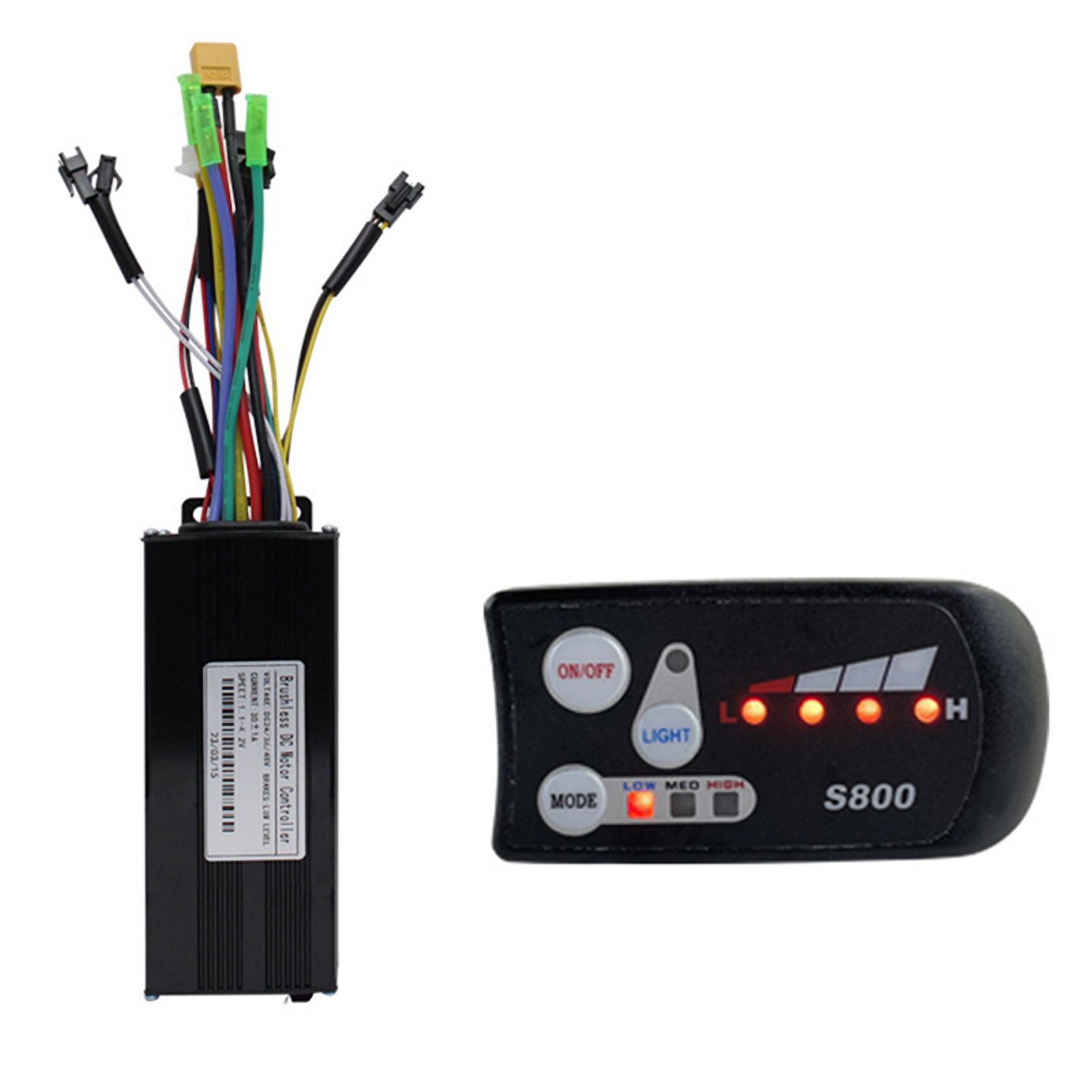 Electric Bicycle Controller S800 LCD Display 36V 48V 30A 750W 1000W 2 Model Controller Electric ...