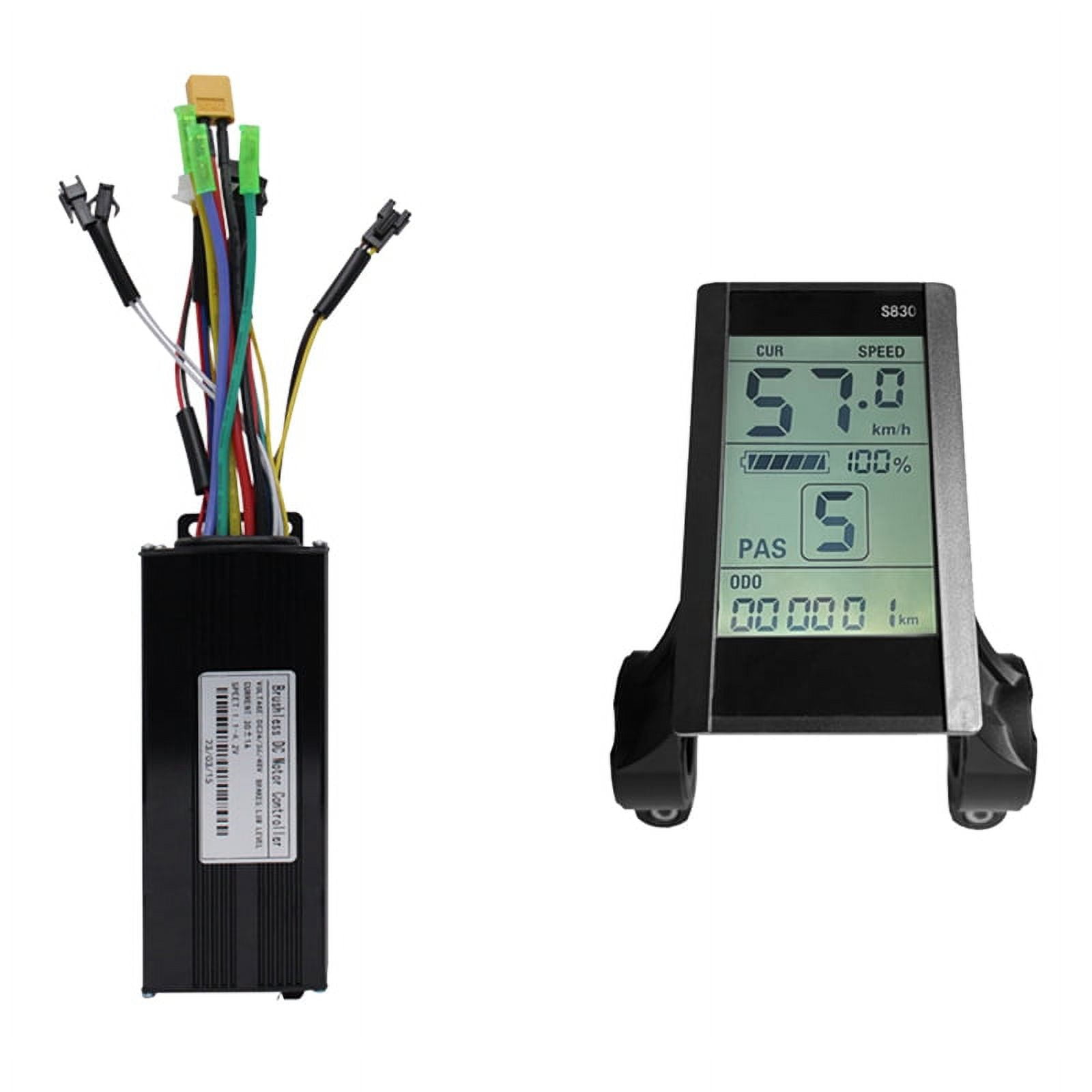 Electric Bicycle Controller S830 LCD Display 36V 48V 30A 750W 1000W 2 ...
