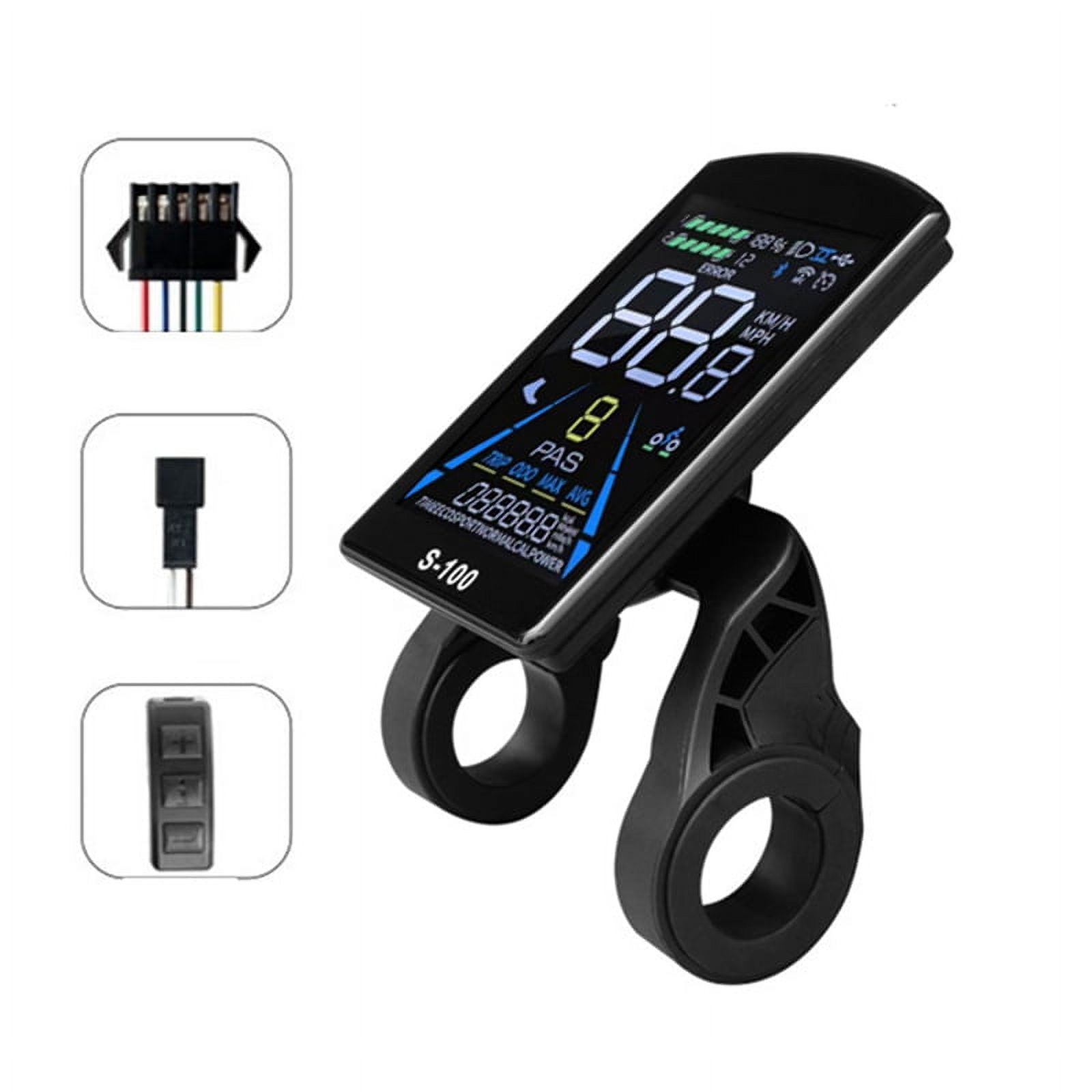 Electric Bicycle Display S-100 LCD Display Control 24V - 72V Speed ...