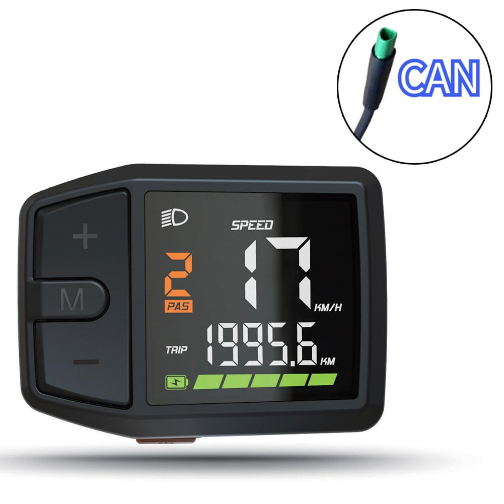 Electric Bicycle Display Screen Uart/Can Protocol Instrument For Bafang ...