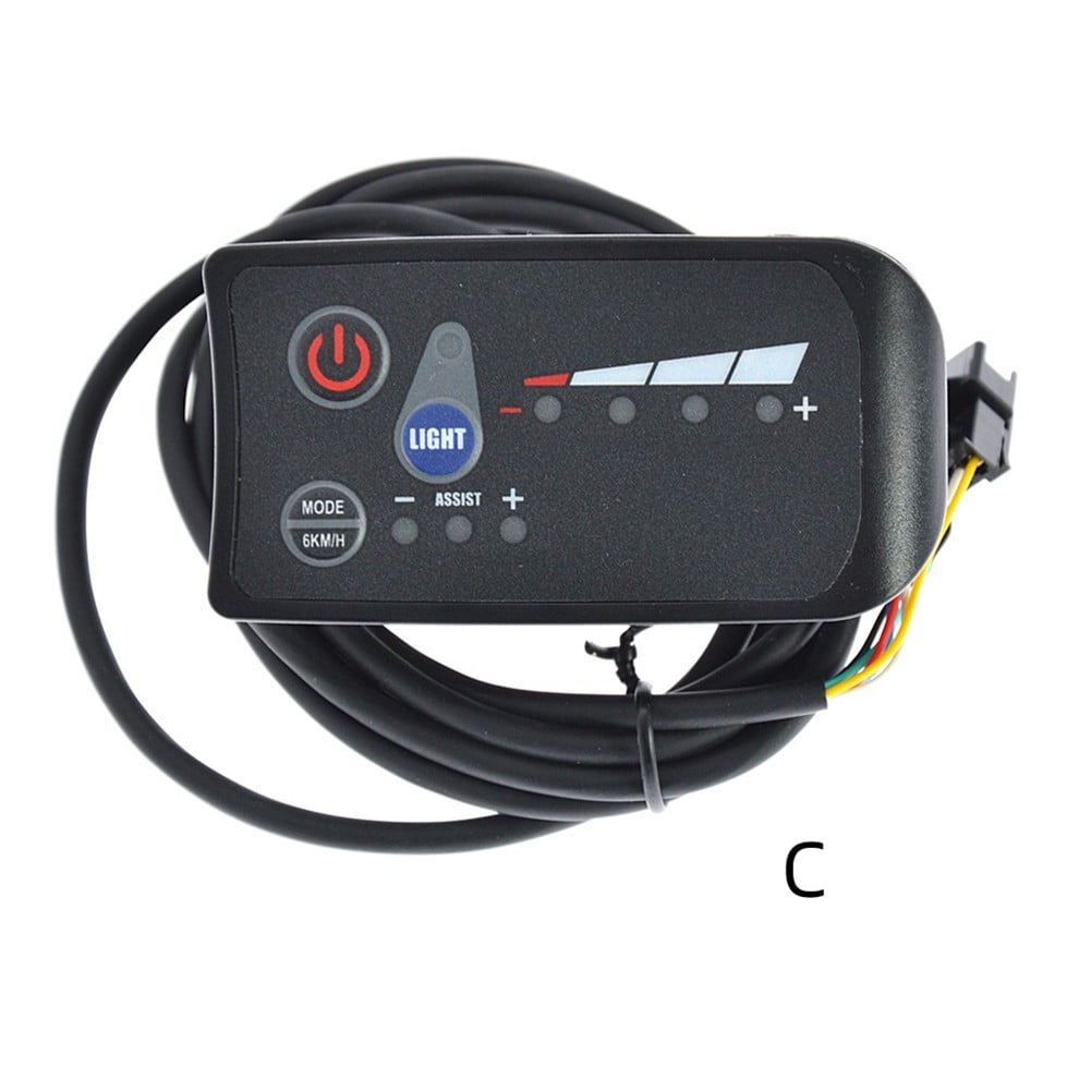 Electric Bicycle E-Bike 24V/36V/48V 810 LED Display Controller Plastic ...