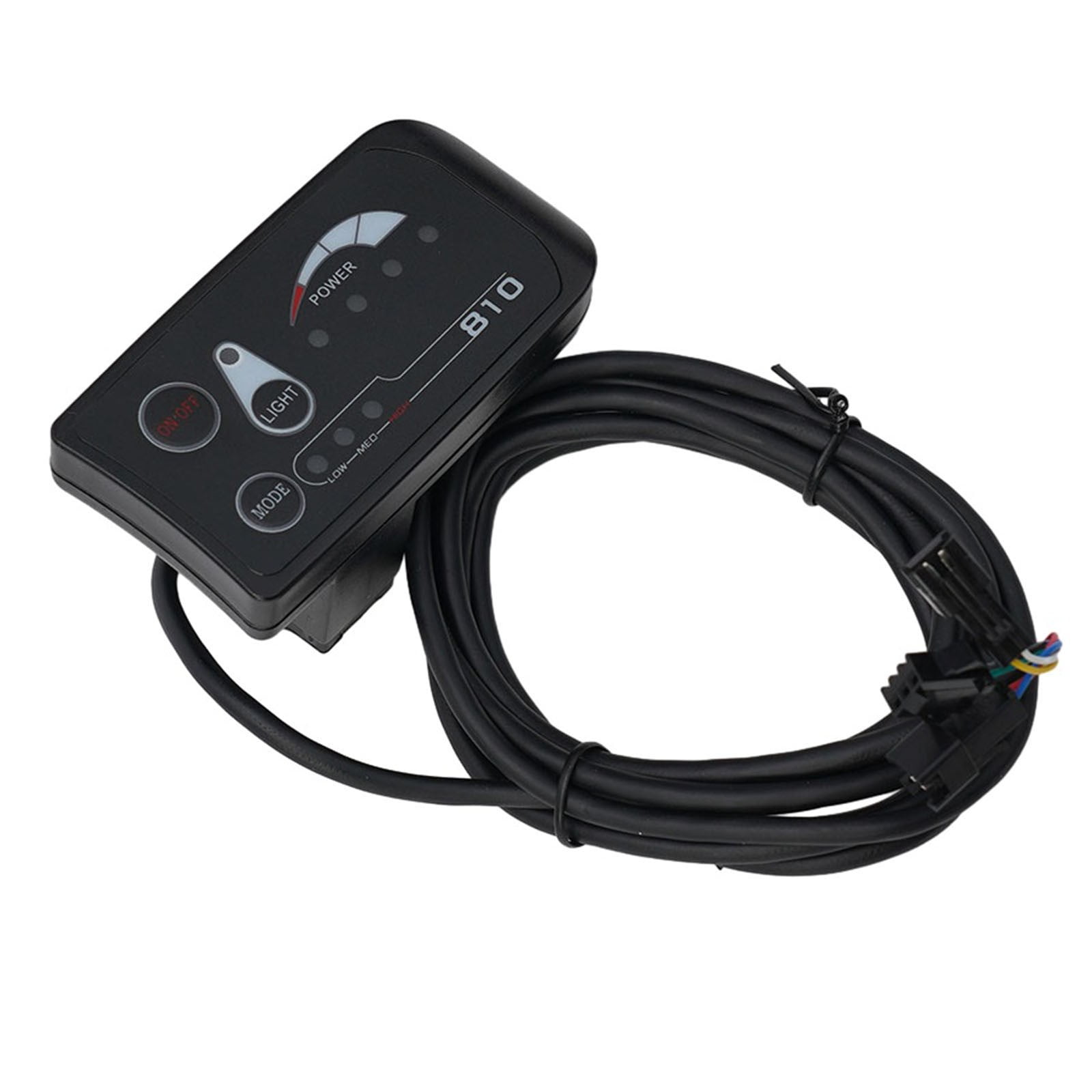 Electric Bicycle E-Bike 24V/36V/48V 810 LED Display Controller Plastic ...