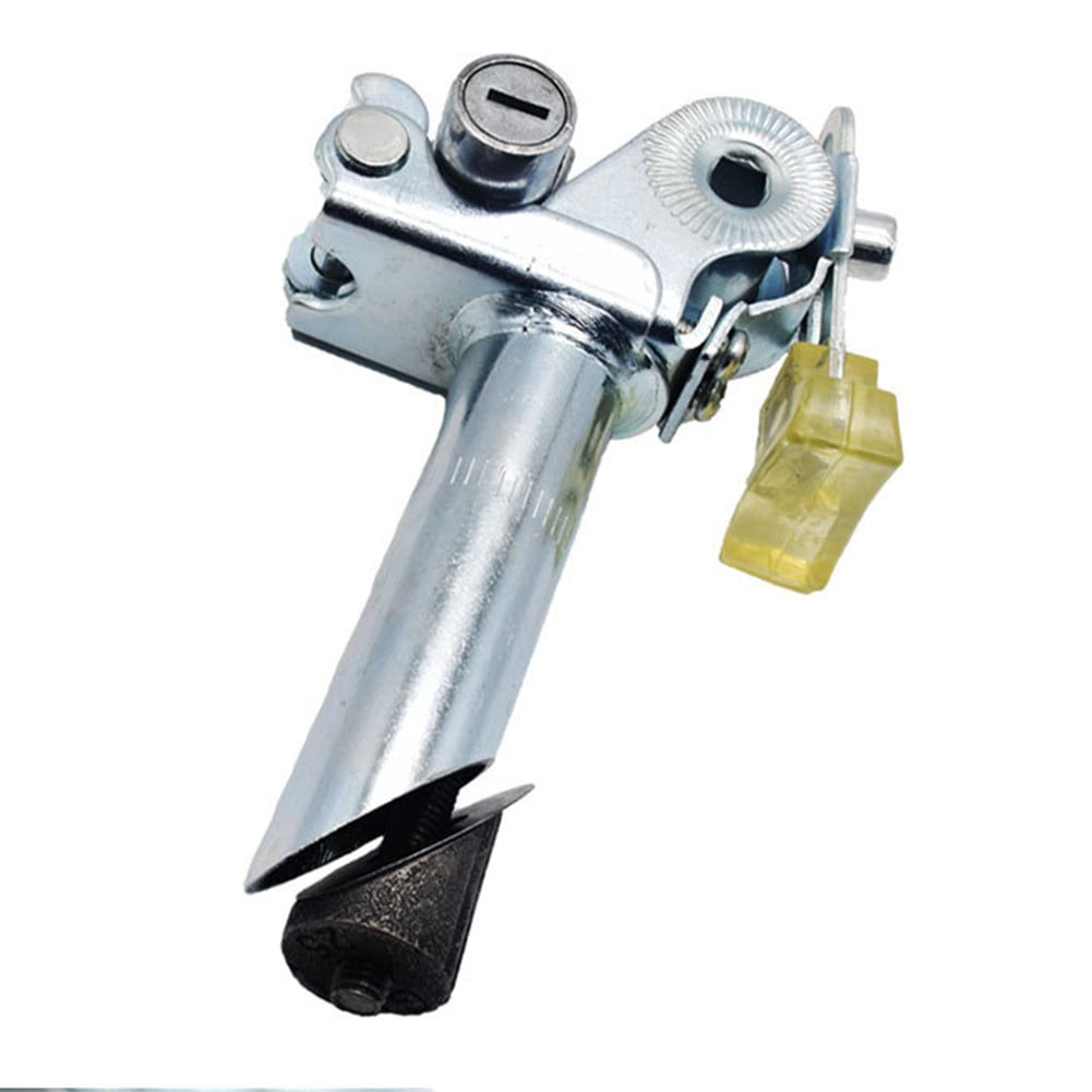 Electric Bicycle Flip Anti-Theft Seat Tube Seat Post Saddle Straight Tube Lock B - Walmart.com