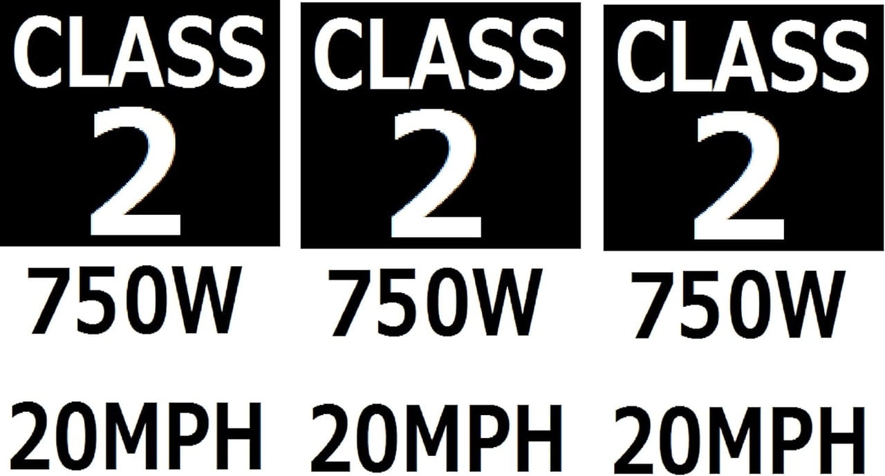 Electric Bicycle Frame (9 Stickers a Pack) Class Identification Number ...