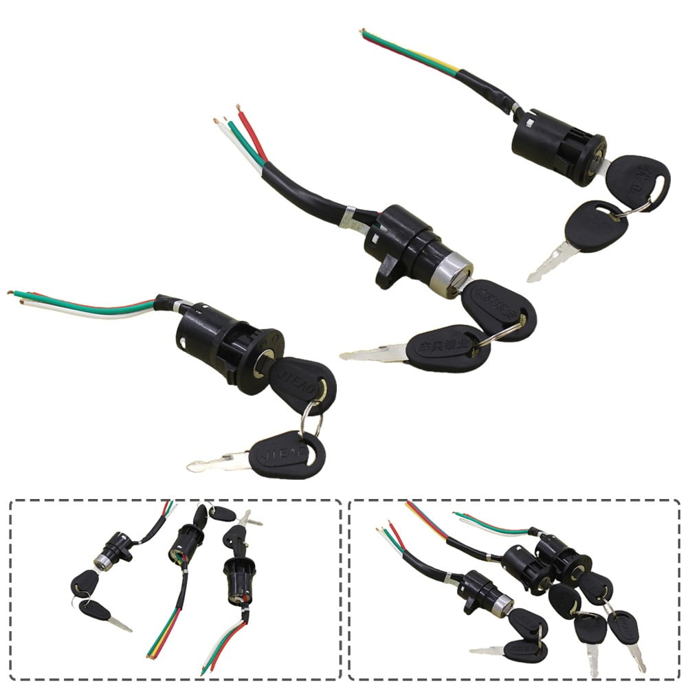 Electric Bicycle Ignition Switch Key Power Lock General-Portable Dust ...