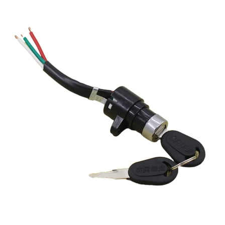 Ignition Key Switch 2 Wire Position for Electric Scooter E-Bike Lock ...