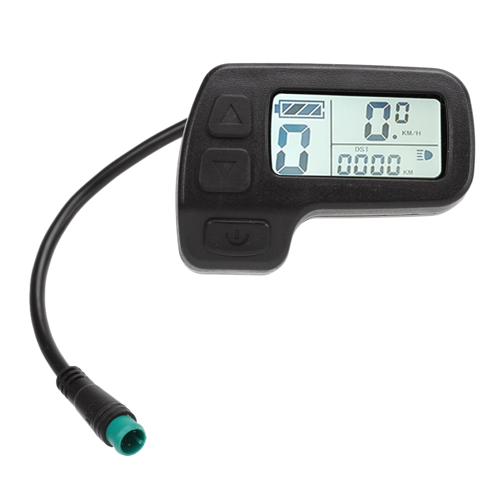Electric Bicycle LCD Display Waterproof Connector Data Display Meter ...