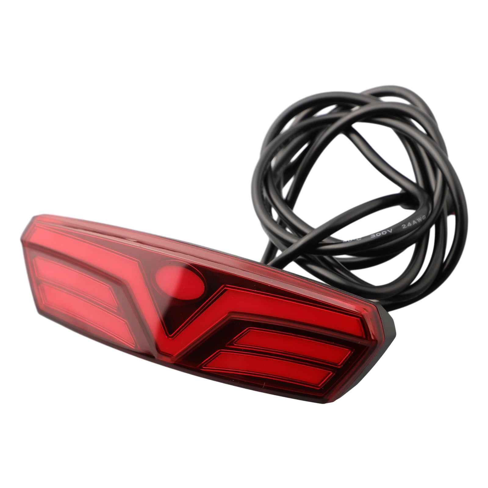 Electric Bicycle LED Rear Tail Light, 48V Compatible E-bike Lamp ...