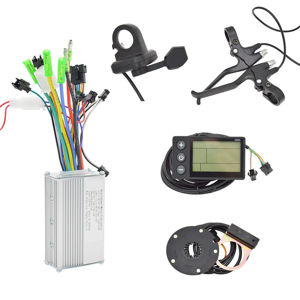 Electric Bicycle Lcd Controller S866 Booster Thumb Brake Lever-Electric ...