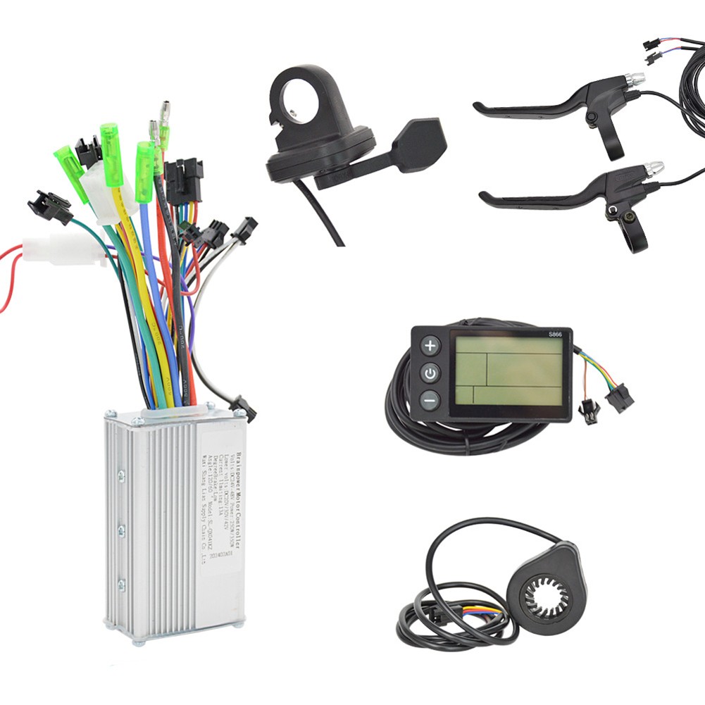 Electric Bicycle Lcd Instrument Controller Set Mountain 12 Magnetic ...