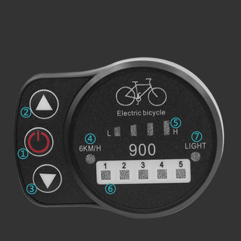 Electric Bicycle Led Display 243648V For Kt Led900S Bike Control Panel ...