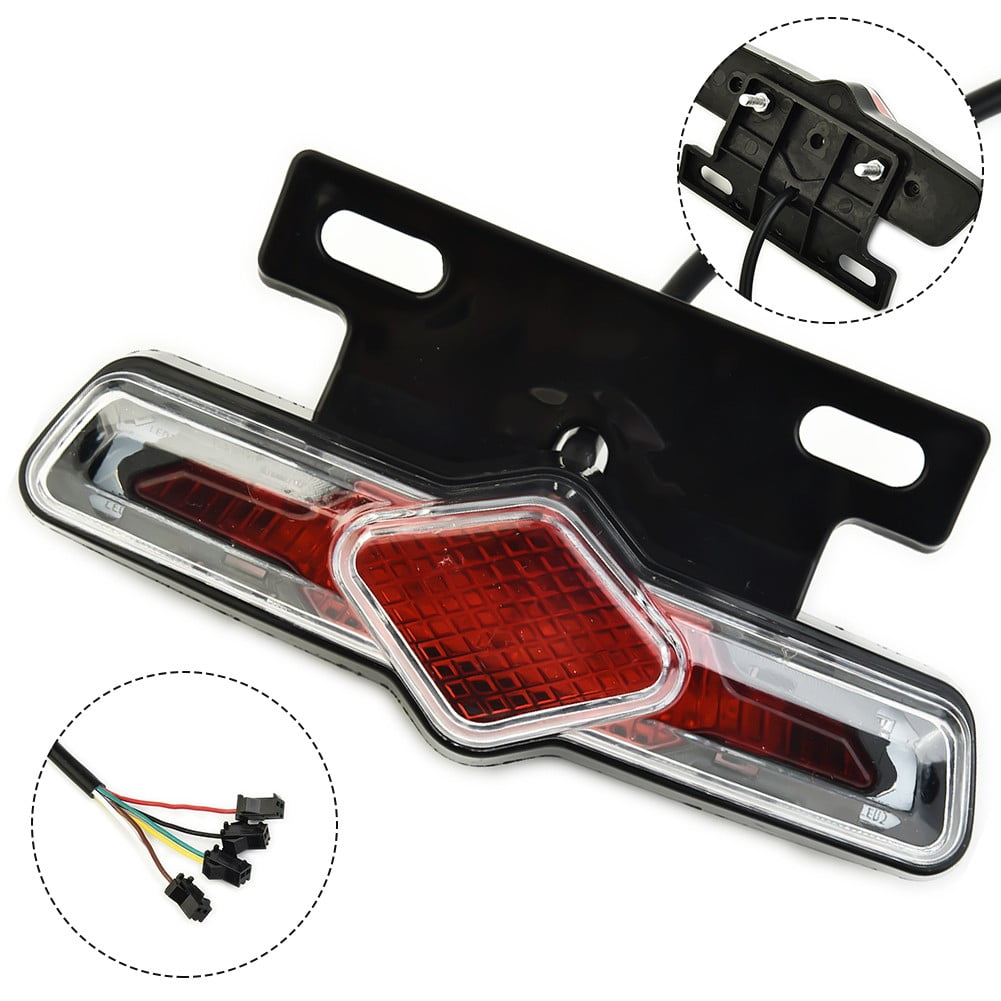 Electric Bicycle Rear Light, 36-60V Tail Brake Light, Ebike Rear Tail ...