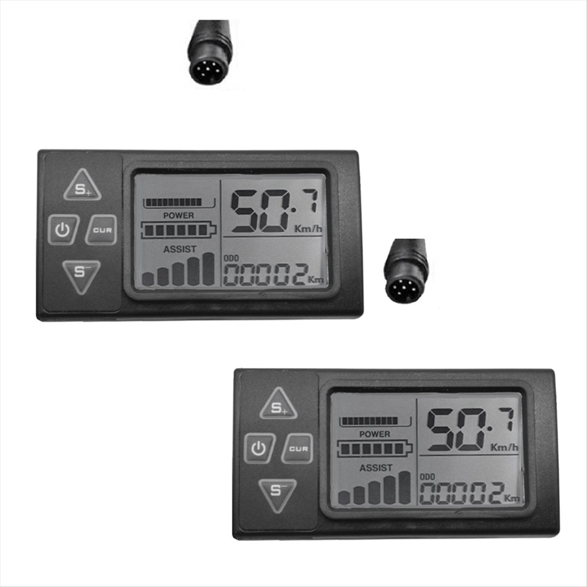 Electric Bicycle S861 LCD Screen Display 6PIN for 24V 36V 48V Ebike ...