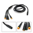 Electric Bicycle Scooter Connection Cable 1 To 4 8 Pin Waterproof Cable ...