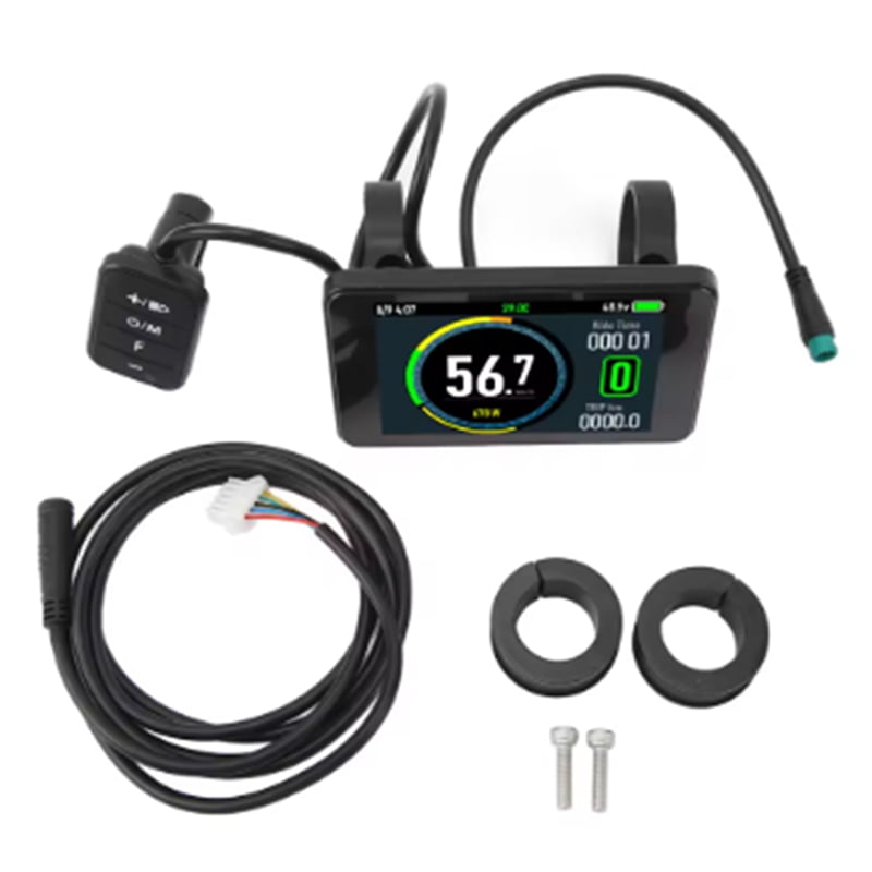 Electric Bicycle T8 LCD Display Colorful Screen 24V 36V 48V 52V 60V 72V ...