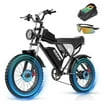 "Hidoes 20"" Terrain Electric Bike, 1200W Men's E-bike, Fat Tire, Off ...