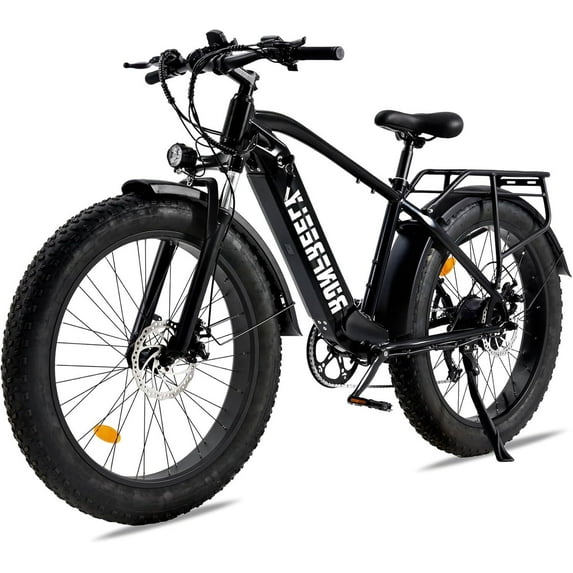 Electric Bike for Adults,1500/3000W Motor, 26" Fat Tire E-Bike with 48V 13AH/32AH Battery, 27/36 ...