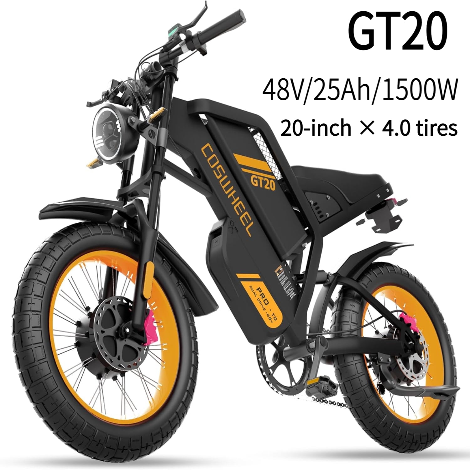 Electric Bike for Adults, 2000/4000W Ebike 48V 25/40Ah Removable ...