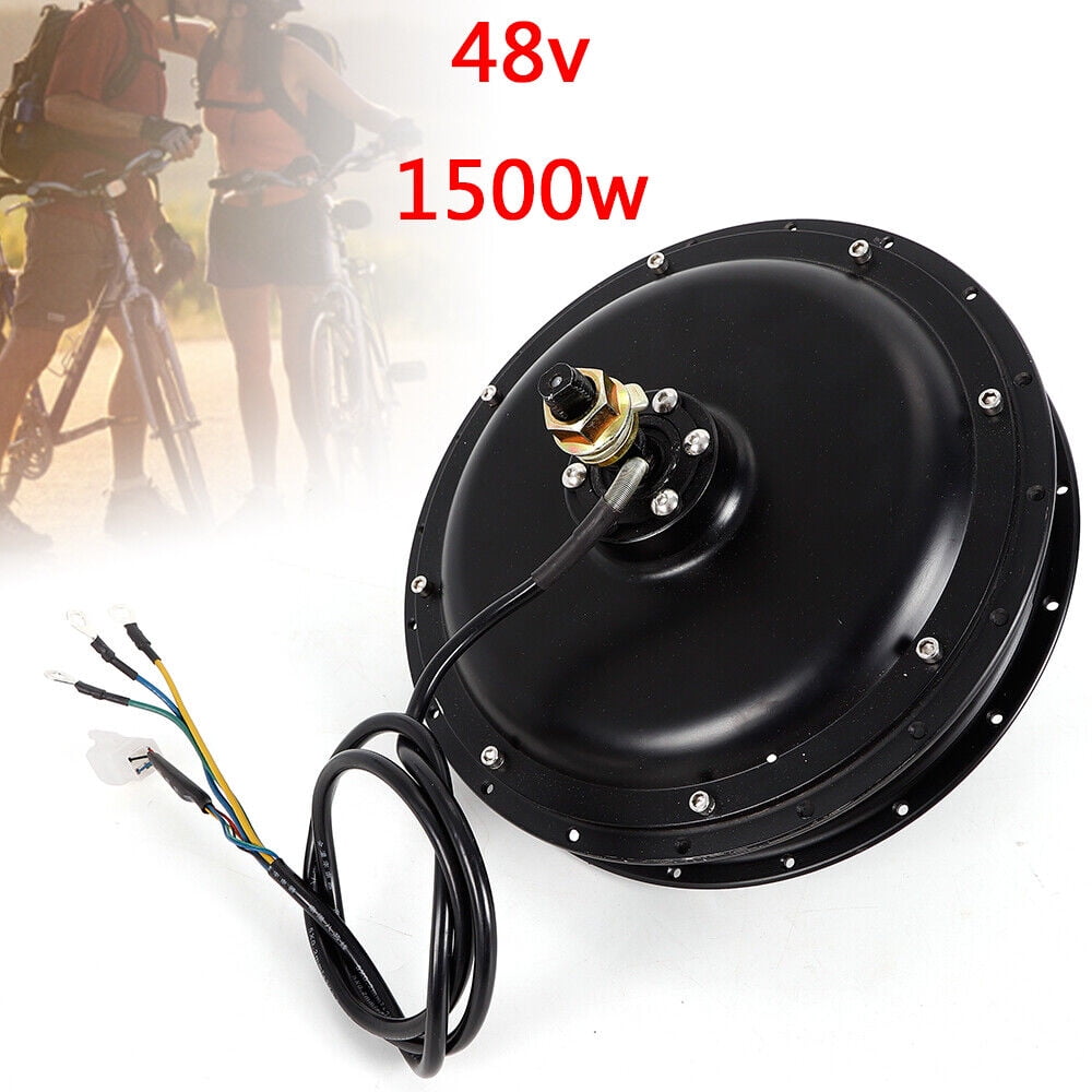 Electric Bike Brushless Gear Hub Motor Rear Wheel e-Bike Conversion ...