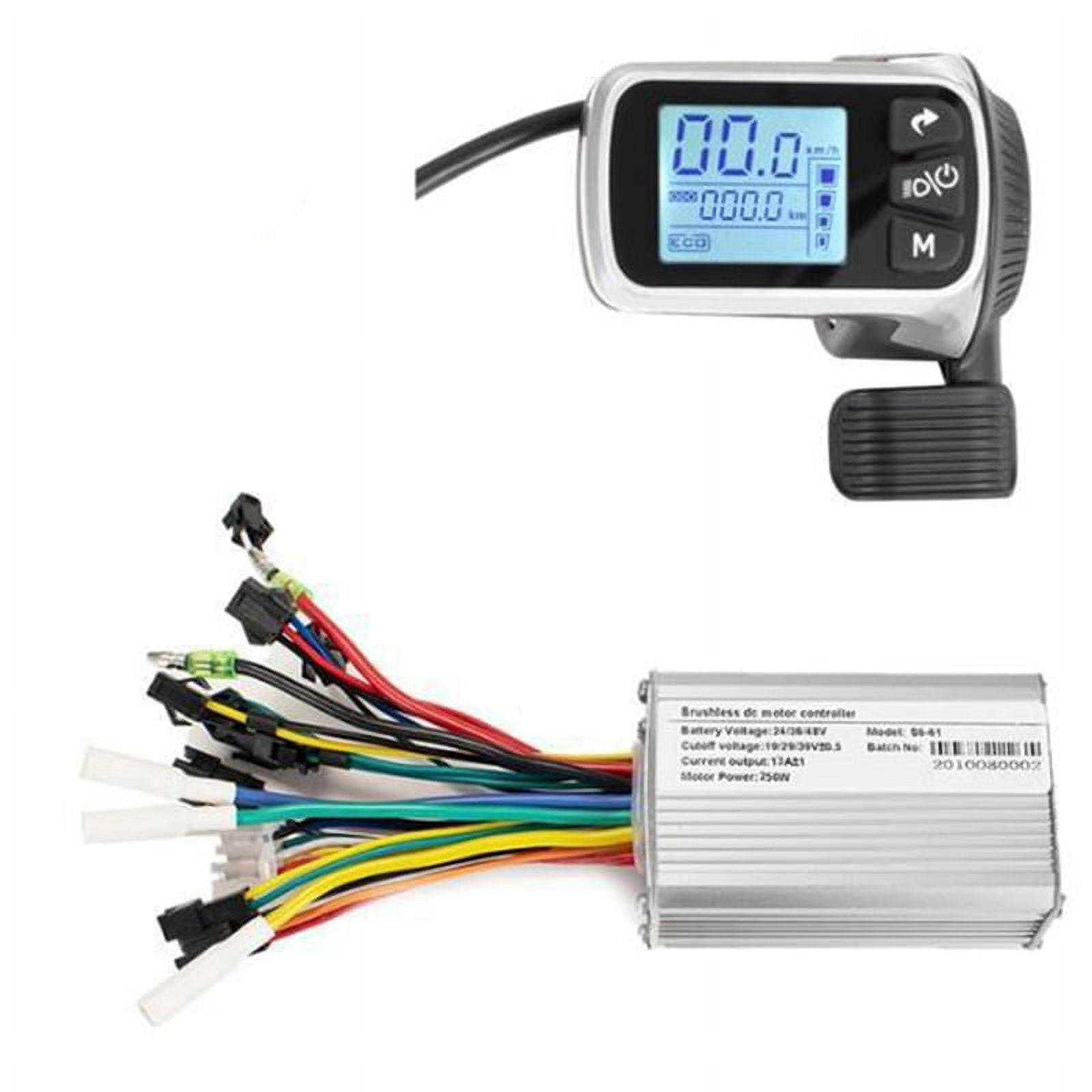 Electric Bike Controller Electric Scooter Controller 124DX 24V/36V/48V ...