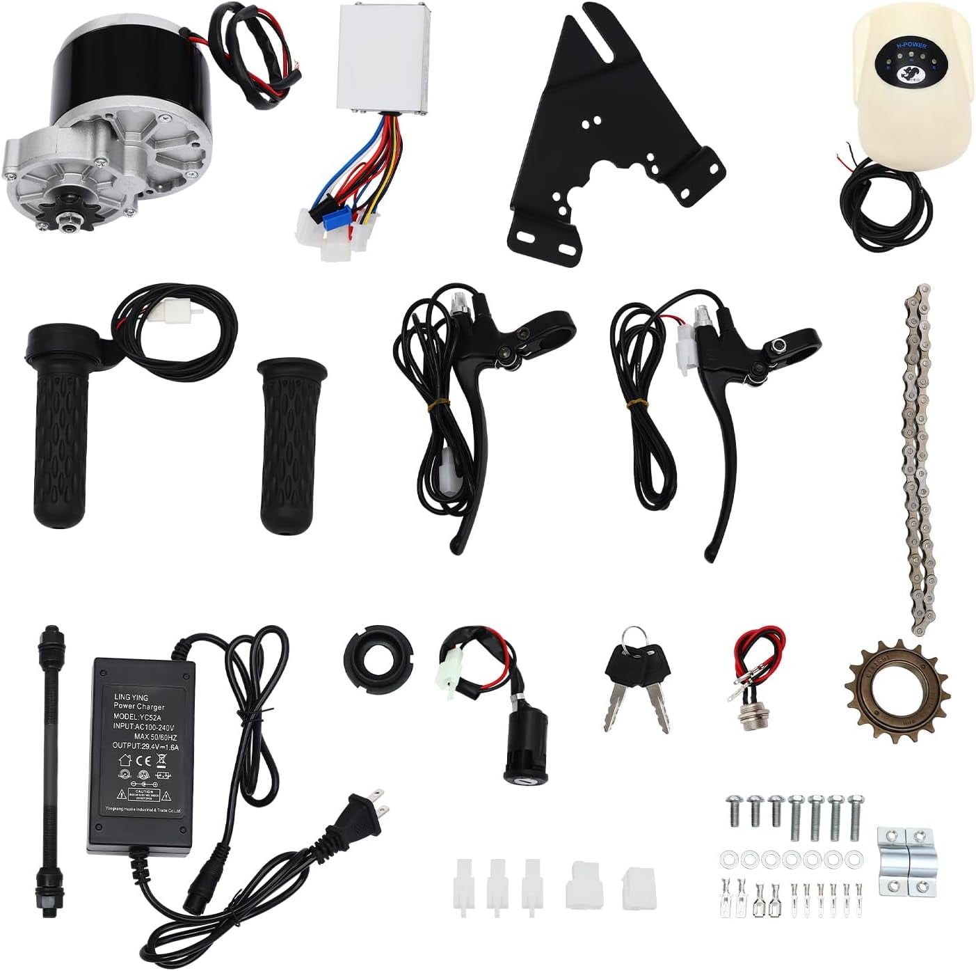 Electric Bike Conversion Kit 24V 250W Bicycle Central Motor Kit with ...
