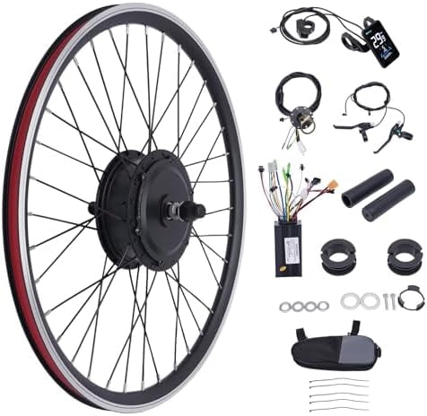 Electric Bike Conversion Kit 27.5" Front Wheel Hub Motor 36V 500W E ...