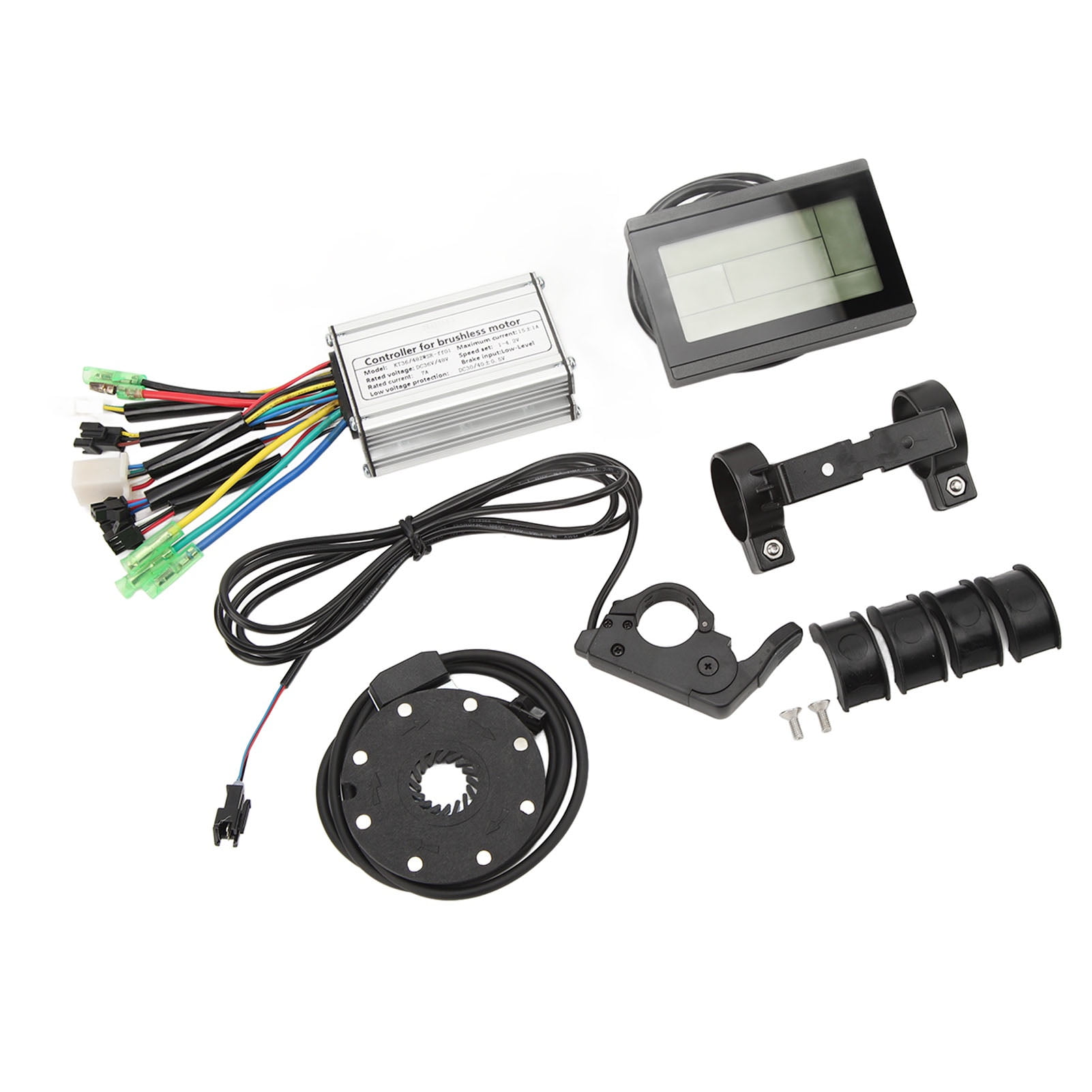 Electric Bike Conversion Kit LCD3 Controller Panel Thumb Throttle PAS ...