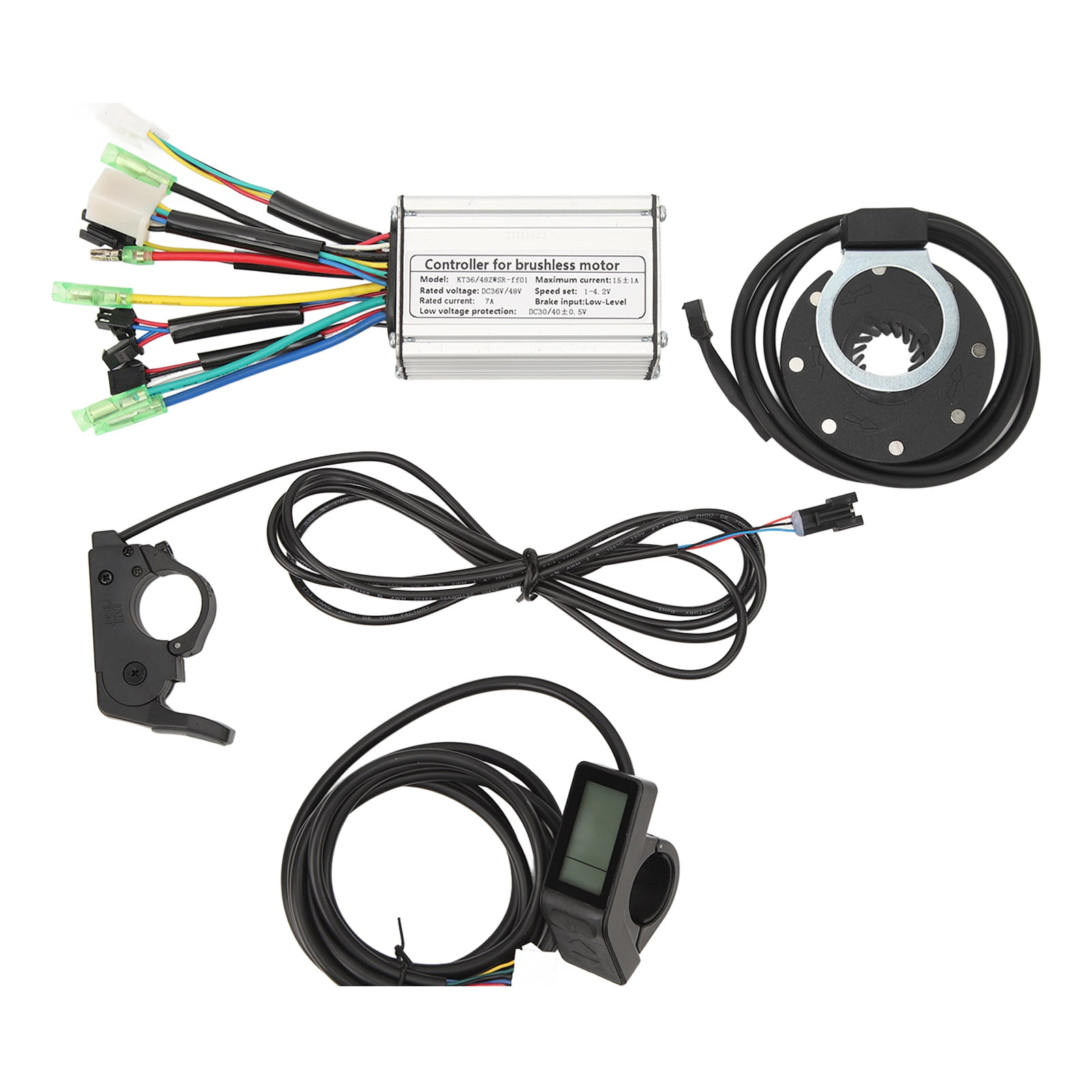 Electric Bike Conversion Kit Professional KT 15A Controller LCD4 Panel ...