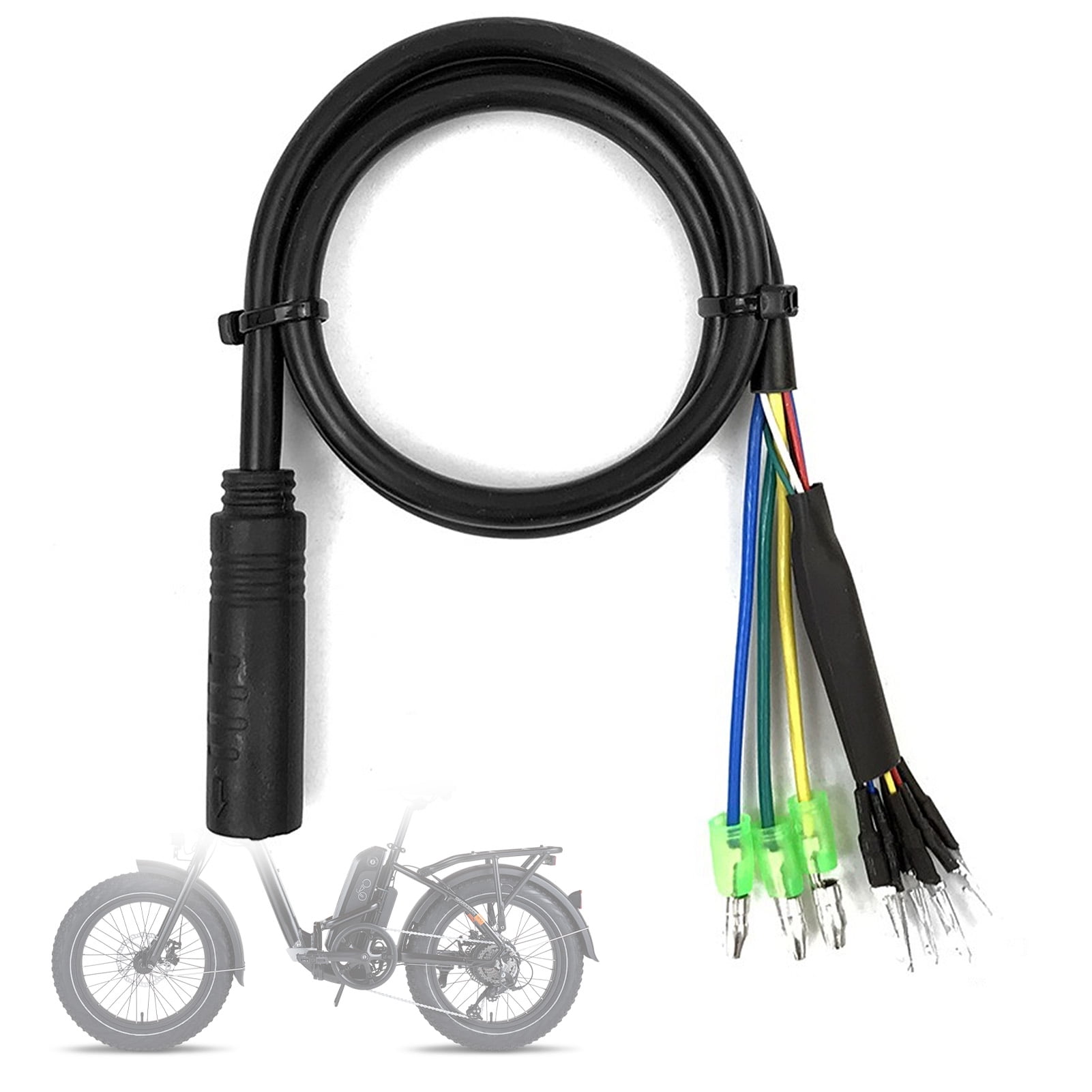 To Electric Bike Conversion Motor Adapter Cable With Female Connector 6 ...