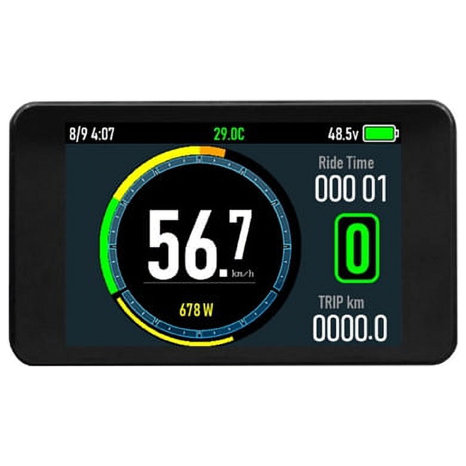 Electric Bike Display 24V-72V Waterproof LCD Display T8 Dashboard ...
