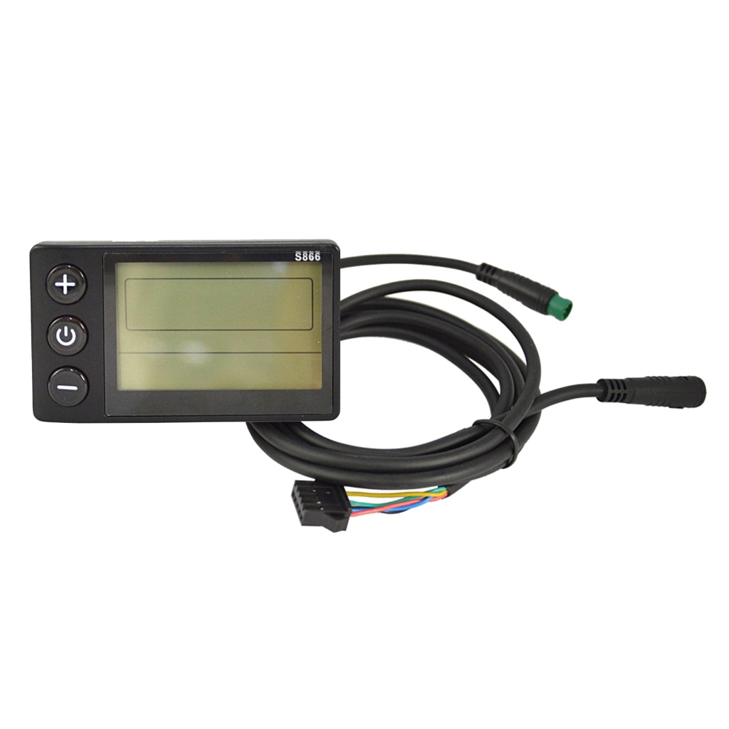 Electric Bike Display Universal 24V 36V 48V Waterproof LCD Display ...