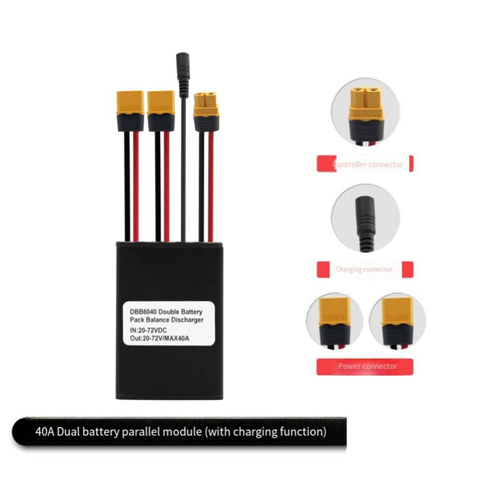 Electric Bike Double Battery Discharge Converter 20V‑72V 40A E-Bike ...