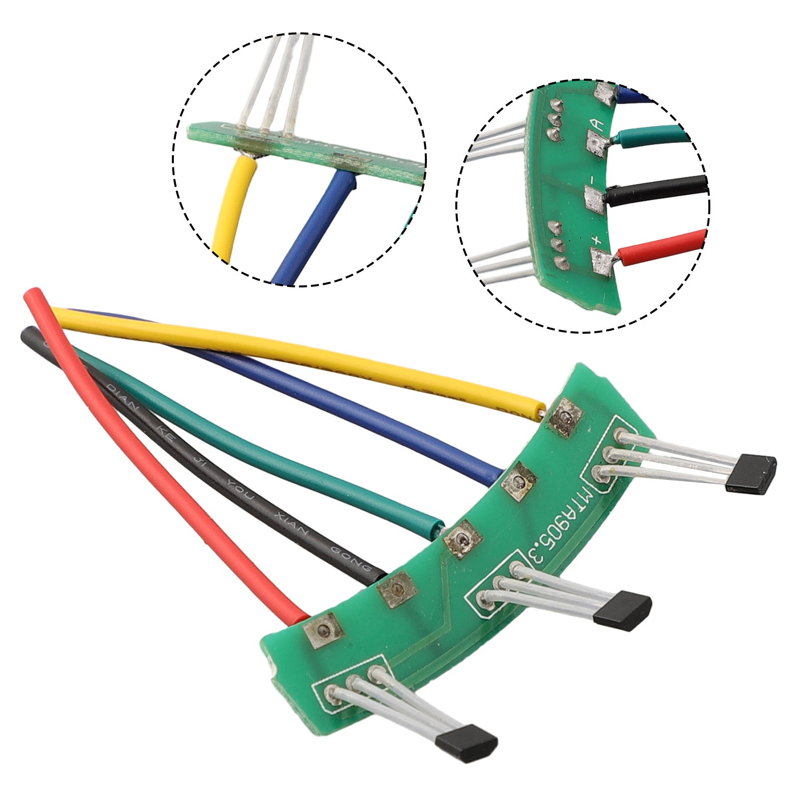 Electric Bike Ebike Electric Vehicle Hall Sensor Pcb With Cable - Walmart.com