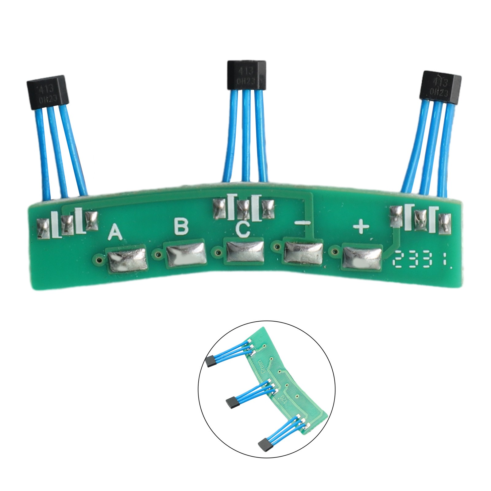 Electric Bike Ebike Hall Sensor Pcb Board 120° 413F Pcb Board For 2Wheel Motor - Walmart.com