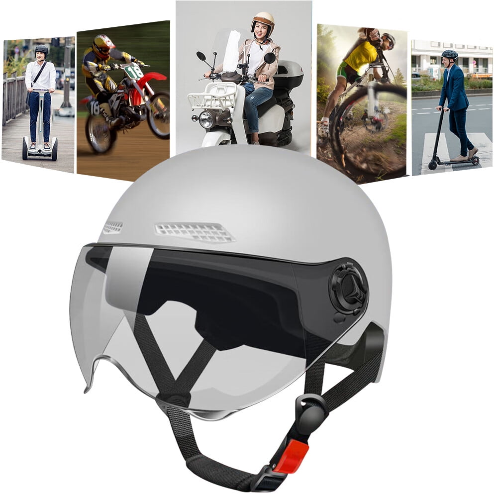 Electric Bike Helmet Sports Helmet Adjustable Cycling Safety Helmet ...