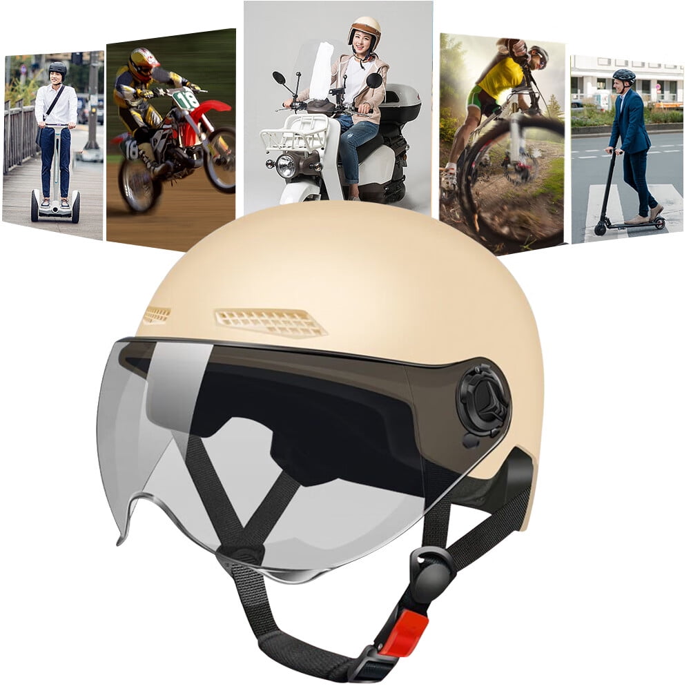 Electric Bike Helmet Sports Helmet Adjustable Cycling Safety Helmet ...