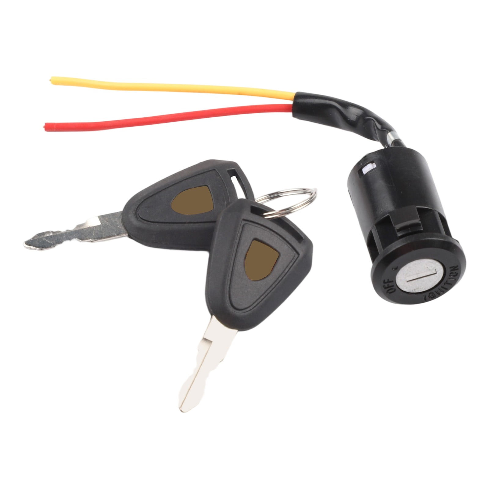 Electric Bike Ignition Key Switch 2 Wire Position Lock+Key Position ...