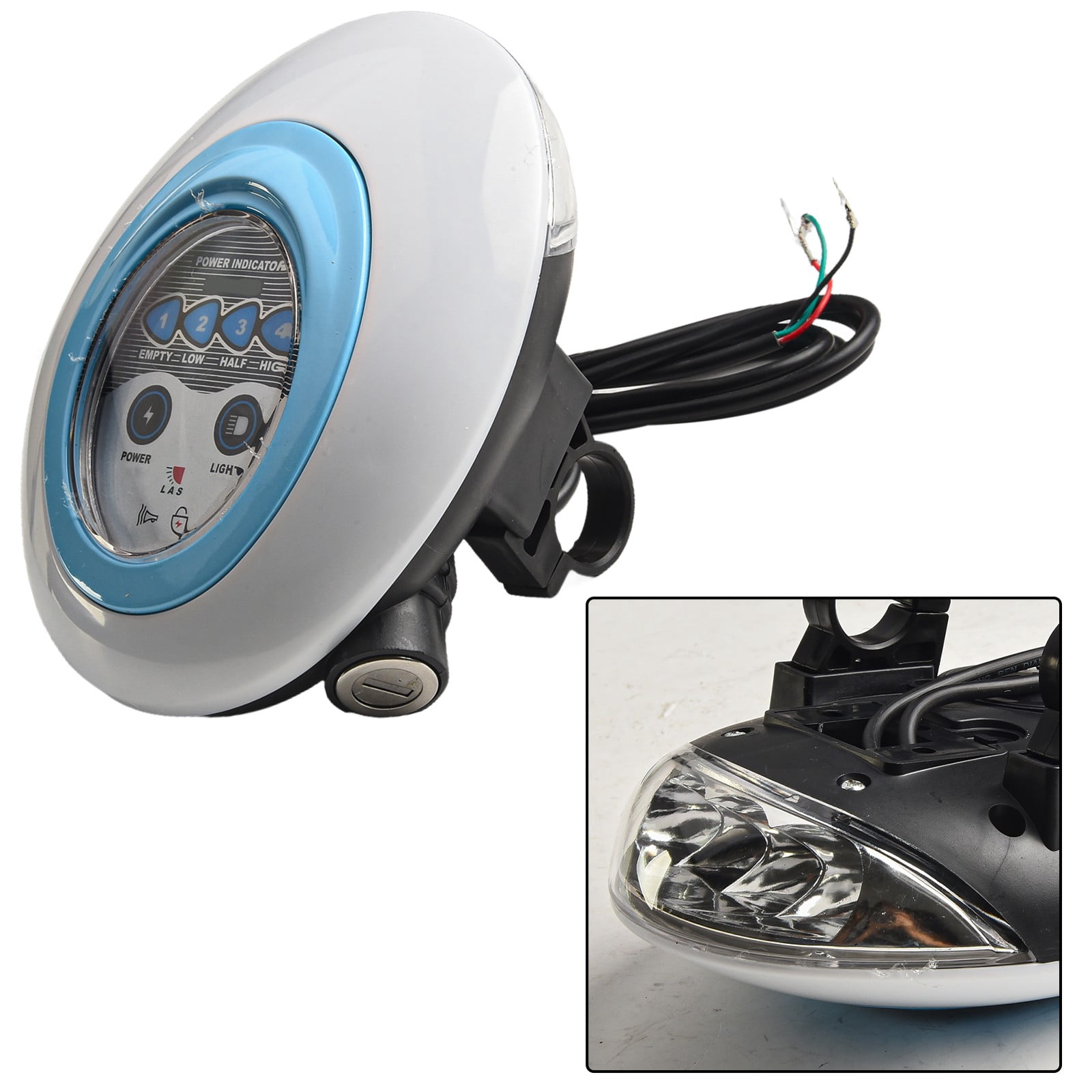 Electric Bike Key with Horn and Headlight Suitable for 24V 36V 48V ...