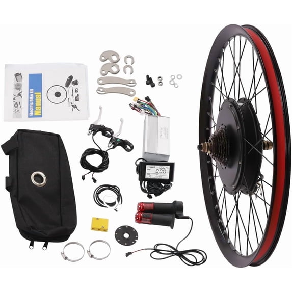 Electric Bike Kit 72V 2000W Rear Wheel Bike Conversion Kit with ...