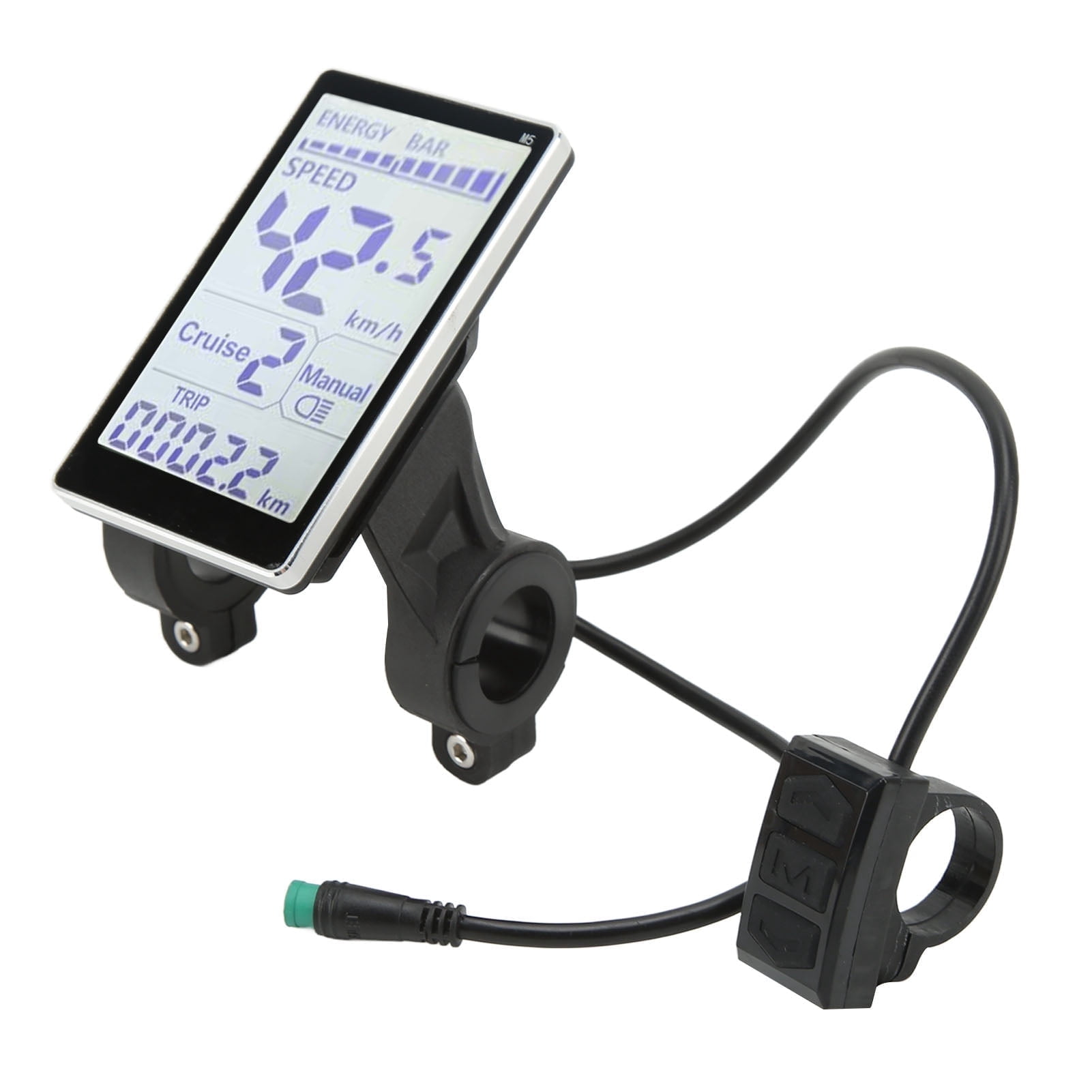 LIYJTK Electric Bike LCD Display, 24V 36V 48V 60V, Waterproof, ABS ...