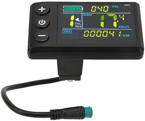 Electric Bike LCD Display Meter, ABS Waterproof S866 Electric Scooter ...