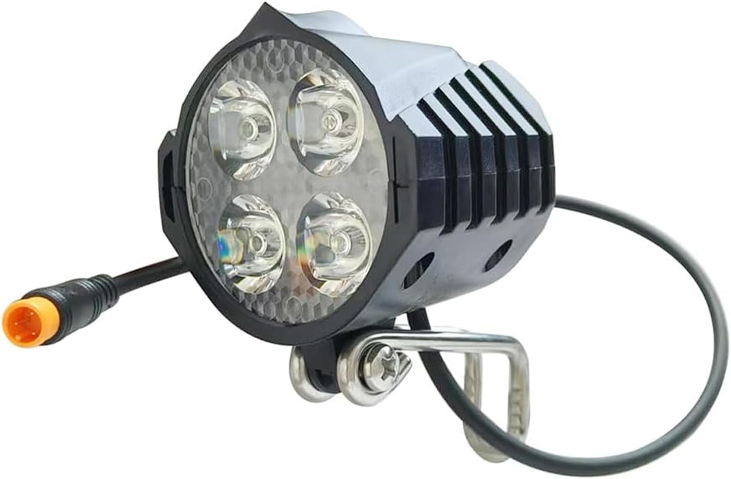 Electric Bike LED Headlight 36V 48V 12V-60V Bike Front Light with Built ...