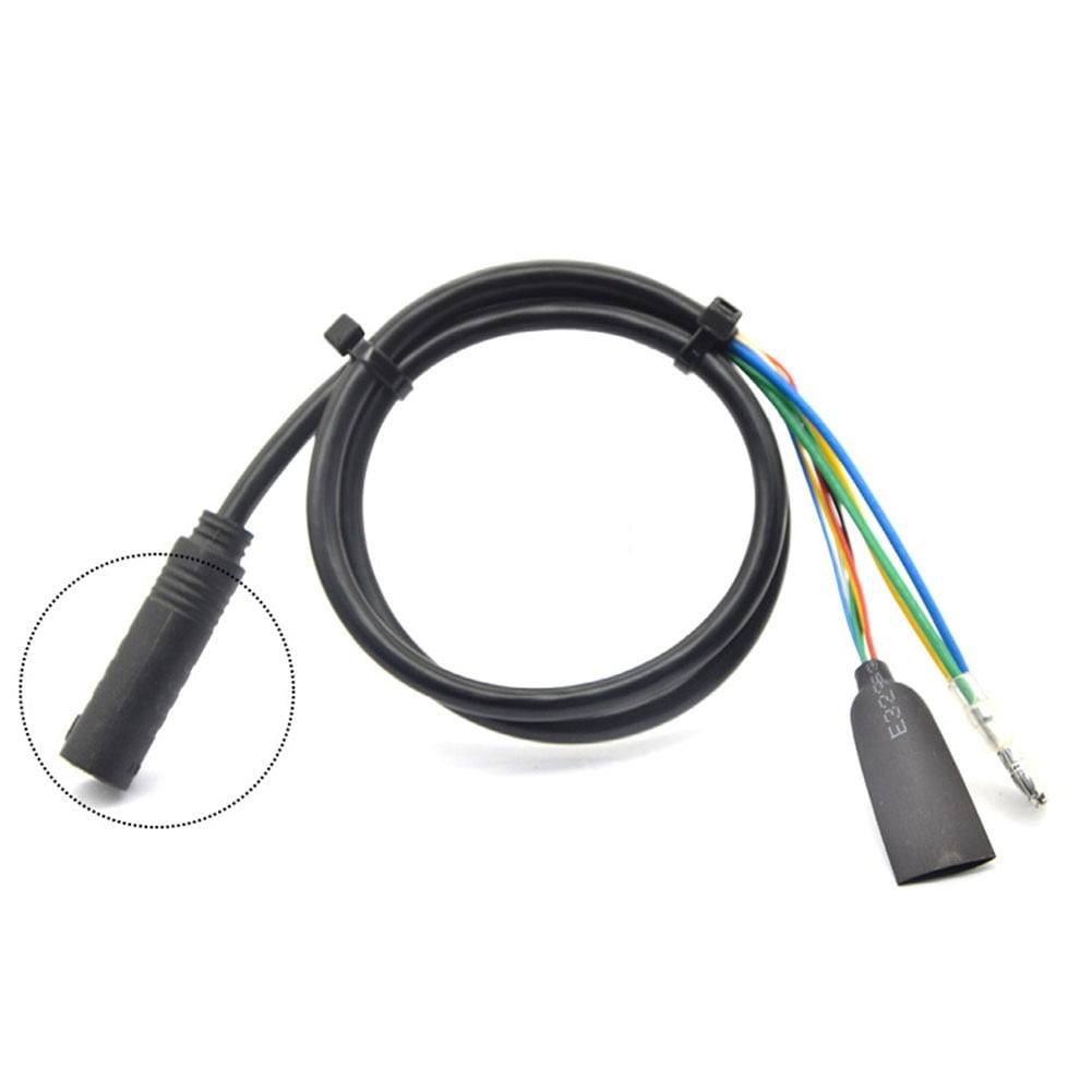 Electric Bike Motor Cable 9 Pin 1.5 Square 70/50Cm Female/Male Brushless Hub Motor Wire For 400W ...