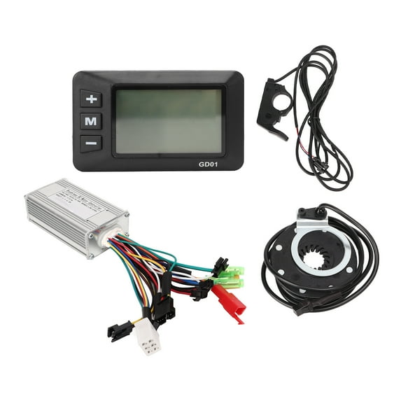 Electric Bike Motor Controller Kit LCD Meter Thumb Throttle PAS Set for ...